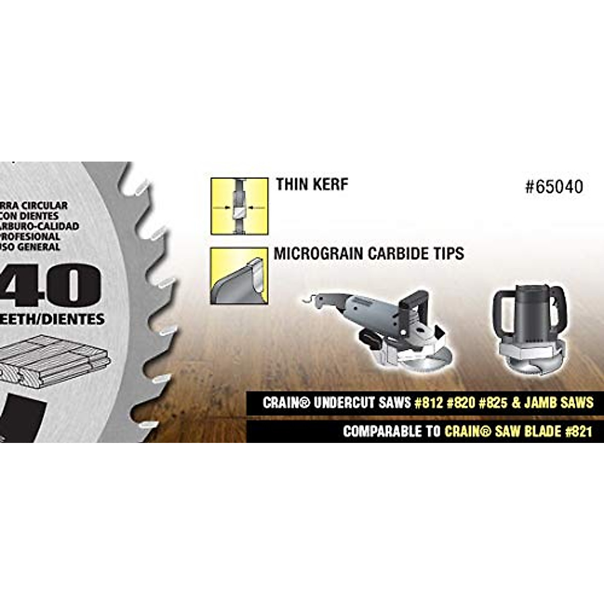Timberline - 6-1/2"X40Tjab Saw (Crain 836) (65044)