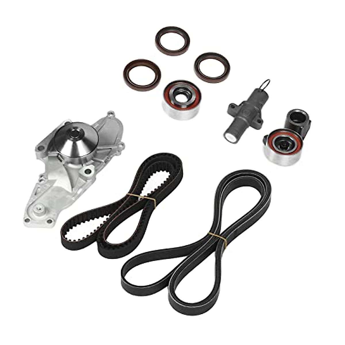 Timing Belt Water Pump Kit, Precise Low Noise Safe Strong Strength 19200 RDV J01 Stable Connection for Acura