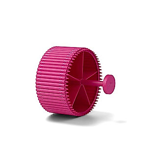 Crayola Round Storage Organizer - Creative Kids Desk Organizer with 5 Sections for Storing Pens, Pencils, Crayons and Other School/Office Supplies, Razzmatazz, Kids 3+ Years