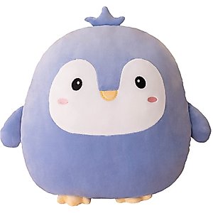 lannery Penguin Plush Pillow, Kawaii Penguin Stuffed Animal Toy Soft Penguin Plushies Pillow Toys Gifts for Room Decor Birthday Valentine Day, 8 inch