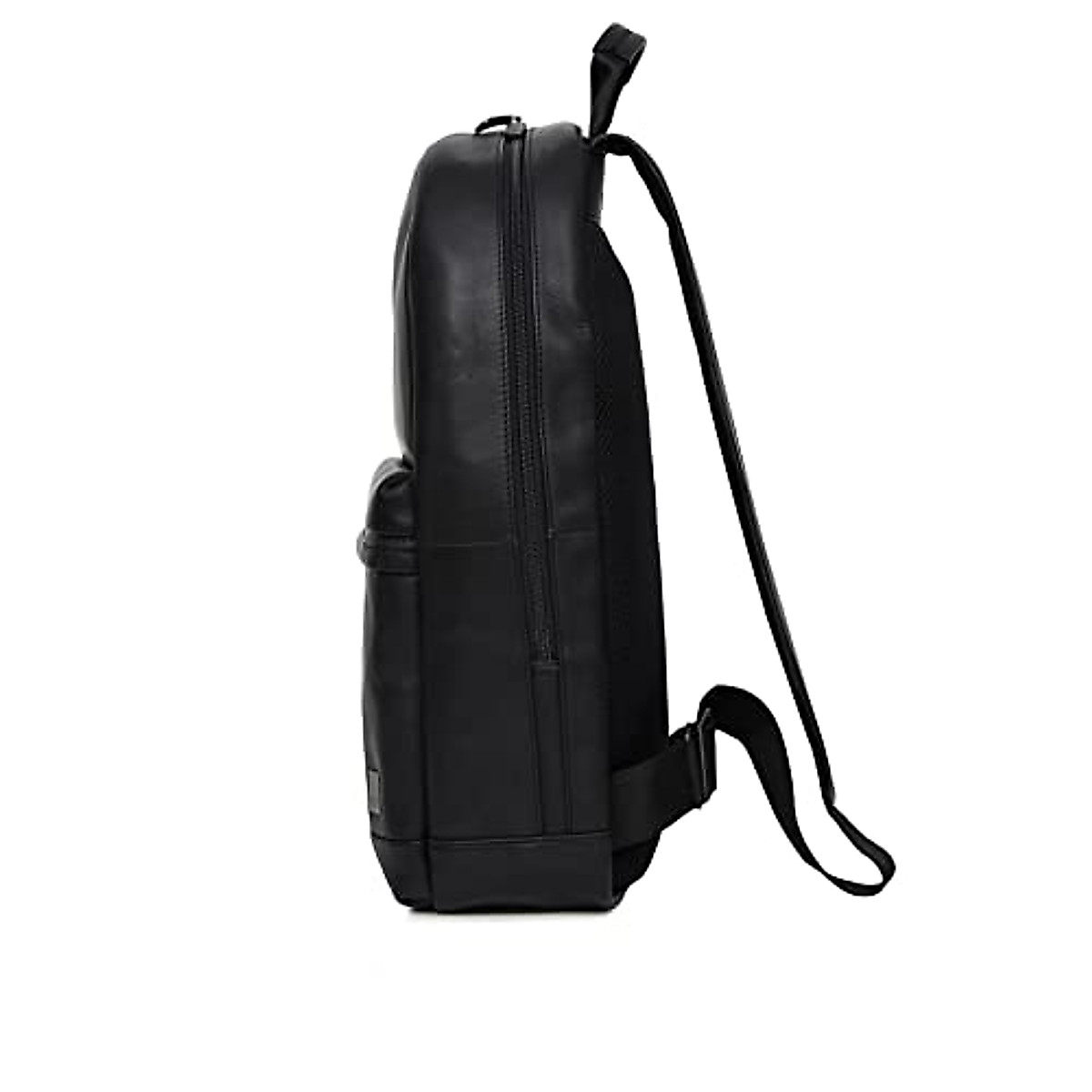 KNOMO Albion Leather Backpack 16" Laptop Computer Shoulder Bag for Business, Work & Travel,Black