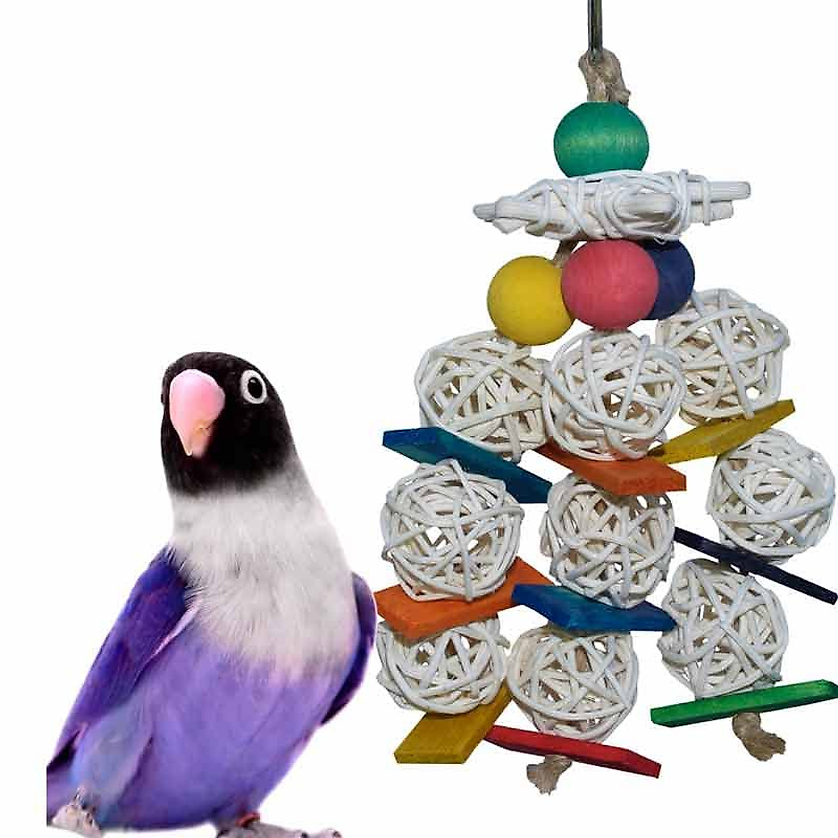 Super Bird Creations SB759 Daisy Ring Bird Toy, Small Bird Size, 6" x 4"