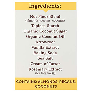 Simple Mills Almond Flour Crunchy Cookies, Toasted Pecan - Gluten Free, Vegan, Healthy Snacks, Made with Organic Coconut Oil, 5.5 Ounce (Pack of 1)