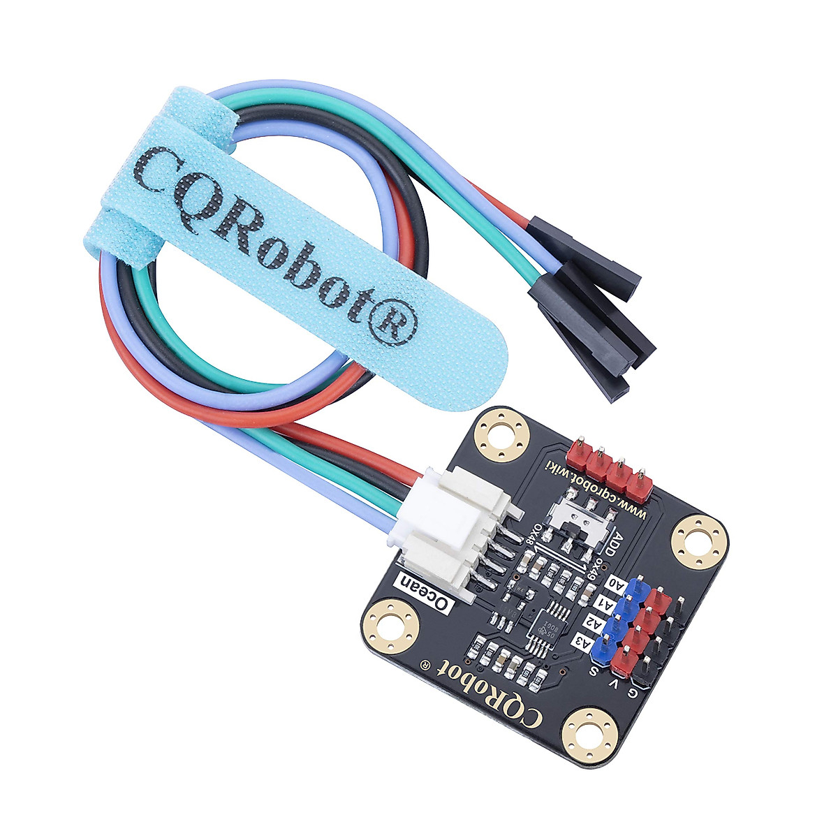 CQRobot Ocean: ADS1115 16-Bit Sensor Analog Signal and Digital Signal Acquisition or Conversion ...