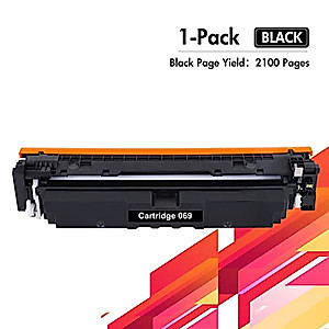 069 069H Black Toner Cartridge 1-Pack Replacement for Canon 069 Toner Cartridge for Canon imageCLASS MF753Cdw MF751Cdw LBP674Cdw Series Printer Ink