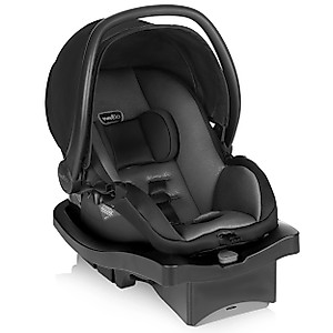 Evenflo LiteMax 35 Infant Car Seat, Lightweight, Extended Use, Belt Lock-Off, Ergonomic Handle
