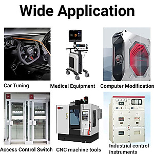 50pcs Pre Wired DC, 9-12V 3 5 10mm Water Clear LED Diodes, White Red Blue Green Light, Flashing Light, Bulb Lamp for DIY Toys Manual Model(White Hair Blue light-3mm)