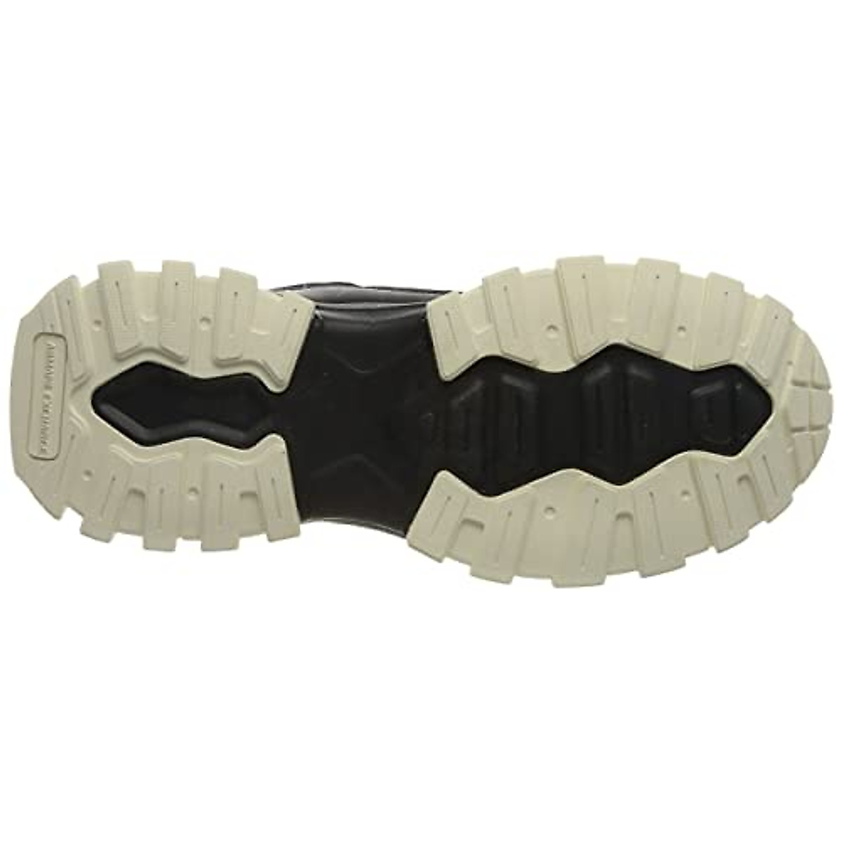 AX Armani Exchange mens Elevated Sporty Fashion Sneaker, Black+blue, 9.5 US