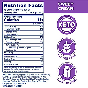 SPLENDA Sugar Free Sweet Cream Coffee Creamer, 32 Fl Oz