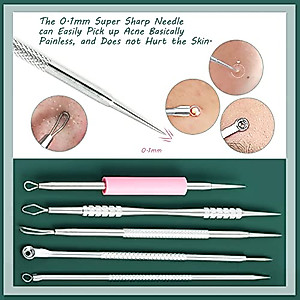 Blackhead Remover Tools, 2023 Latest 16 PCS Pimple Popper Tool Kit, Acne Blackhead Tools for Blemish, 410 Premium Professional Stainless Acne Pimple Extractor Tool with Metal Box