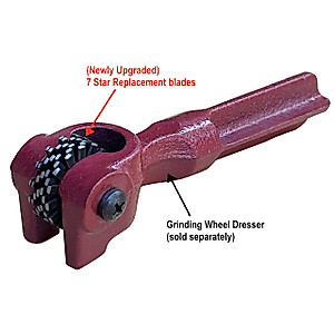 7pc Grinding Wheel Dresser Replacement Blades -Power Grinder Accessories - Upgraded