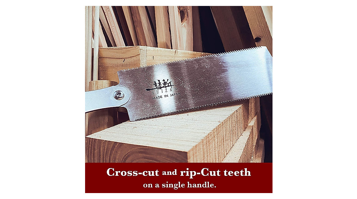 SUIZAN Japanese Pull Saw - Precision Hand Saw for Woodworking