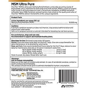 Vita Flex Pro Horse MSM Quality Joint Supplement, 4 Pounds