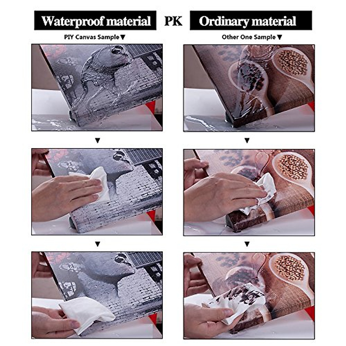 Canvas Wall Art for Bedroom, PIY Blue Sea Sailboat Picture, Modern Prints Artwork Decor (1" Thick, Waterproof, Bracket Mounted Ready to Hang)