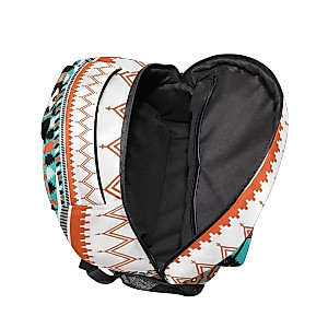 AUUXVA Ethnic Aztec Geometric Backpack Travel School Shoulder Bag for Kids Boys Girls Women Men