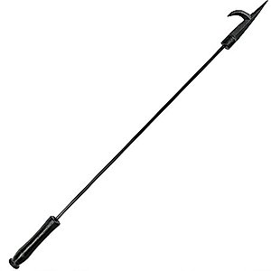 Sunnydaze Large Steel Black Fire Pit Poker, 27 Inch Long