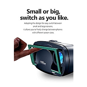 3D VR Glasses Gaming Video Virtual Reality Glasses for 7 inches Mobile Phone