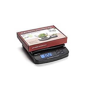 Amazon Basics Digital Postal Table Top Scale - AC Adapter, Counting Function, 65 Pound Capacity, 0.1 Ounce Readability