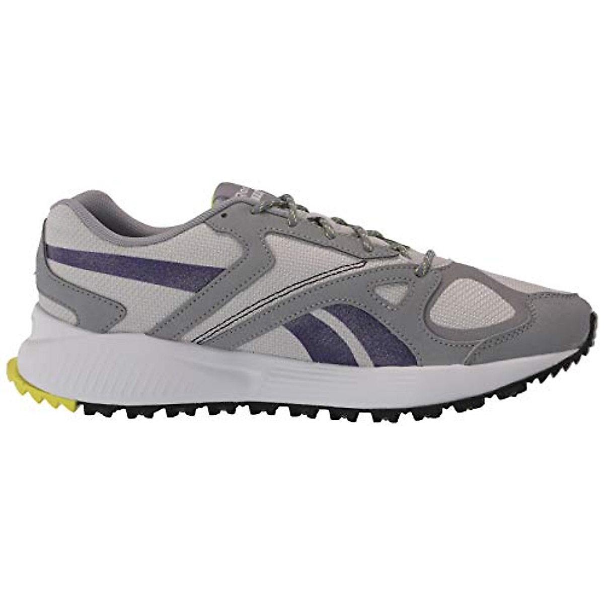 Reebok women's Lavante Terrain Running Shoe, Pure Grey/Yellow Flare, 8.5 US