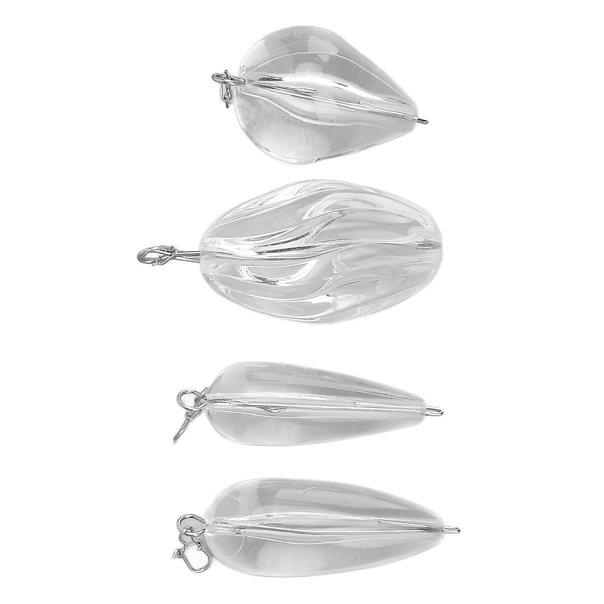 SUNGOOYUE 4pcs Long Shot Fishing Throwing Aid, in Submerged Fishing Tackle Sinking Down Sinking Fishing Auxiliary Fishing Device