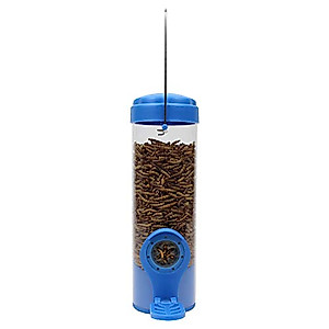 Perky-Pet 388F Dried Mealworm Bird Feeder with Flexports