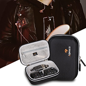 Aproca Hard Travel Storage Case, for Xvive U4R2 Wireless in-Ear Monitor System Transmitter and 2 Receiver