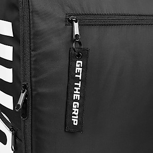 GRIPMODE travel backpack with laptop compartment black - backpack with two adjustable and removable interior walls - 27 l capacity sports backpack for ladies and men