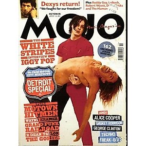 MOJO Magazine October 2003 white stripes, Iggy Pop , dexy's