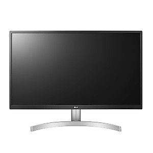 LG 27UL500-W 27-inch 4K UHD (3840 x 2160) UltraFine Computer Monitor, IPS, AMD FreeSync, HDR10, HDMI, DisplayPort, Black Stabilizer, White