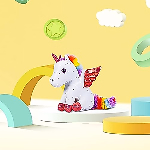 Squishmallow Unicorn Stuffed Plush Toy | Cute and Cuddly Stuffed Animal Toys | Soft Doll for Baby or Kids | Unicorn Gifts for Girls Age 1-15 | Birthday Gift