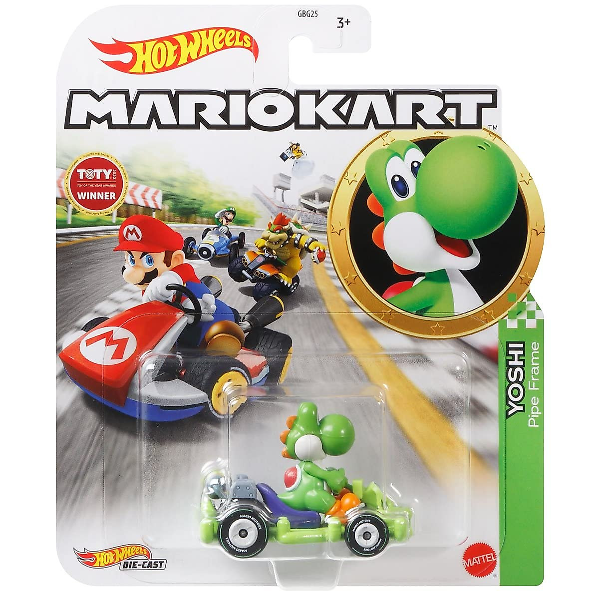 Hot Wheels Mario Kart 7 Car Set Bundle, Die Cast, 1:64 Scale