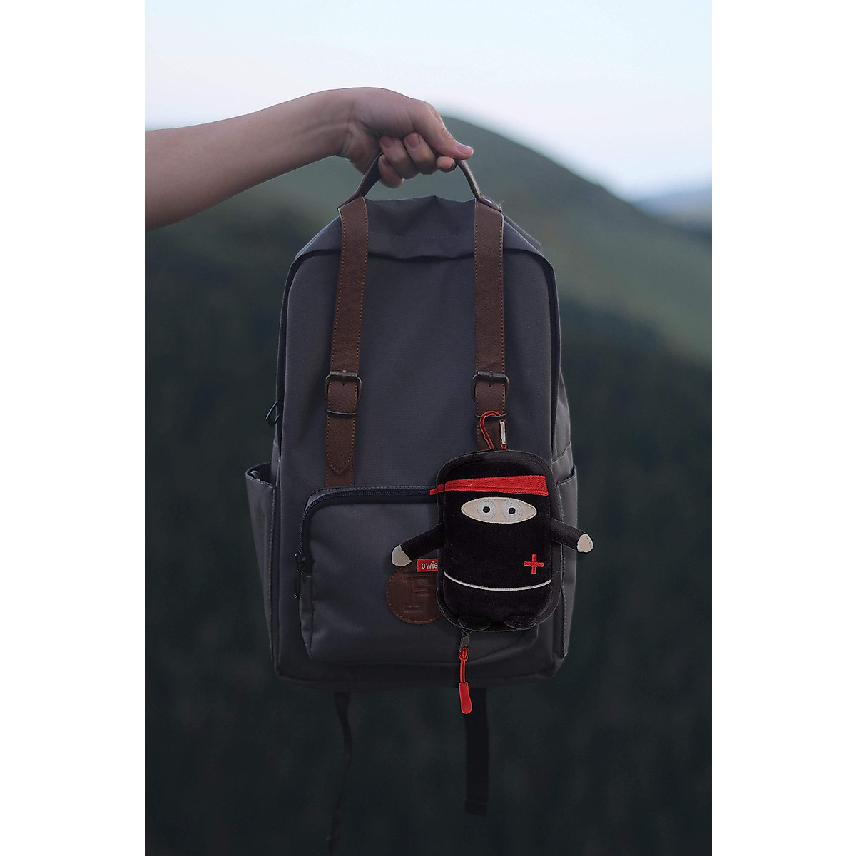 Owie Ninja Small Mini Compact First Aid Kit for Parents on The Go and Hanging in a Diaper Bag, Travel, Purse or Use it at Home or Outdoor