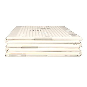 Nuby Reversible Soft Floor Mat, Foldable and Lightweight for Easy Storage and Travel, Rainbow