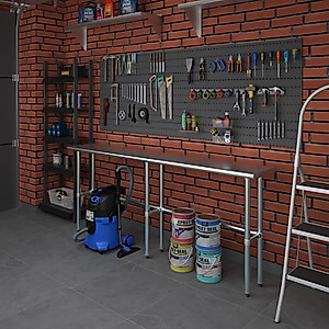 14 in. x 84 in. Open Base Stainless Steel Work Table | Residential & Commercial | Food Prep | Heavy Duty Utility Work Station | NSF