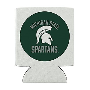 Michigan State Spartans Can Cooler - Drink Sleeve Hugger Collapsible Insulator - Beverage Insulated Holder