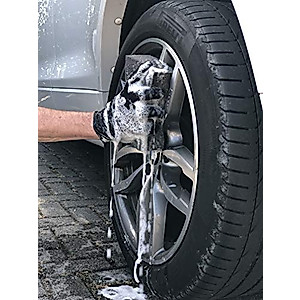 Glart 44WSA Set of 2 Sponges Anthracite for Car Wash Rims Paint 18 x 12 x 6 cm, 78 x 50 cm
