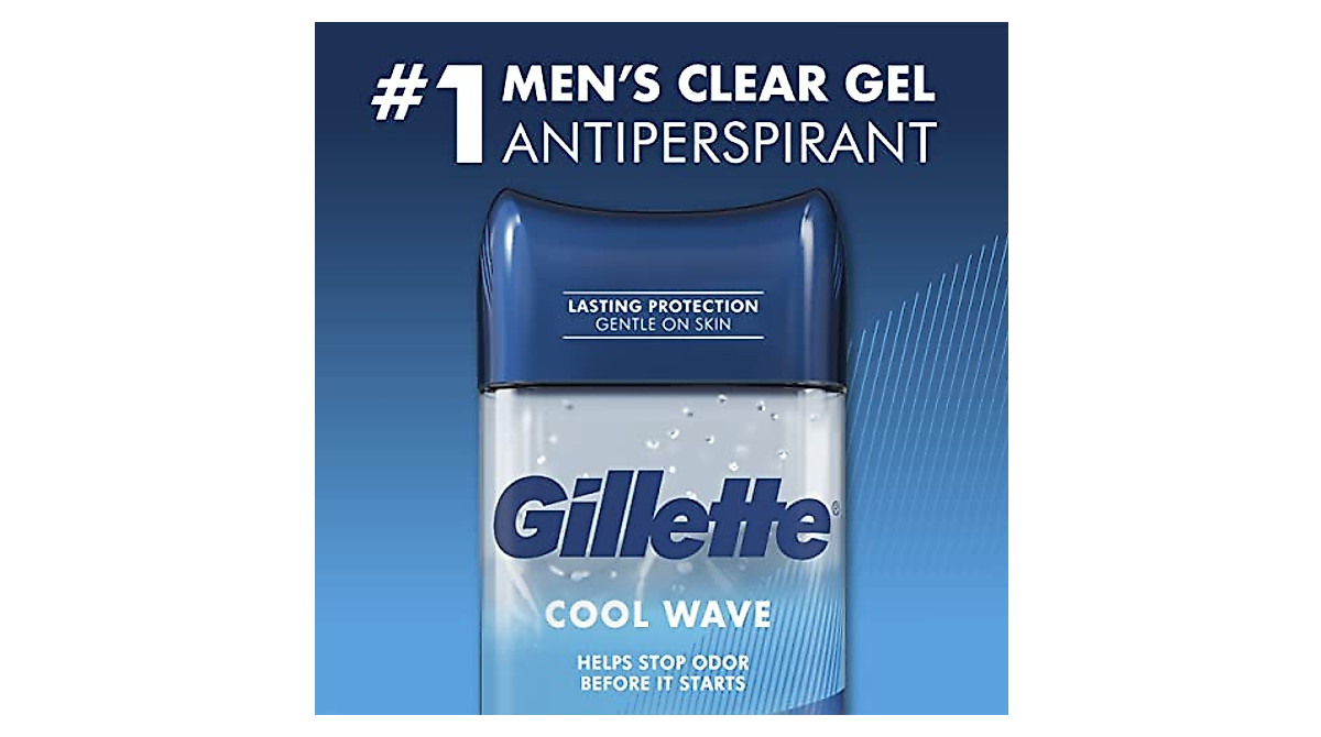 Gillette Clear Gel Men’s Antiperspirant - 72-Hour Fresh Protection