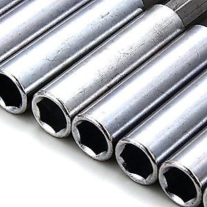 Rocaris 10 Pack Magnetic Extension Socket Drill Bit Holder 1/4" Hex Power Tools