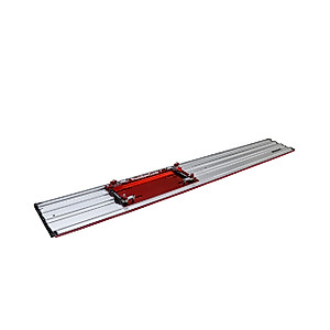 Milescraft 1409 Track Saw Guide - Universal for 7-1/4" Circular Saws, 50" Cutting Range, 2" Depth, Aluminum