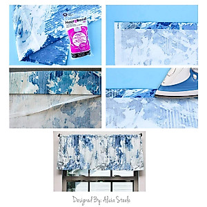 HeatnBond Hem Iron-On Adhesive, Regular Weight, White