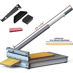 MANTISTOL MC-330 13'' Pro Laminate Floor Cutter with Installation Kit For Multi-layer floor, Laminate, LVP & More; Best Buy It !