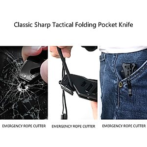 ALBATROSS Wild Survival Tools 3-in-1 Set Multi-Function Tool Combination with Tactical Folding Knife, Adventure Compass, Flashlight