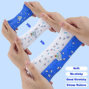 6 Pcs Butter Slime Kit, Two-tone Ice Cream DIY Slime Kit for Girls and Boys, Soft & Non-stick Stress Relief Toy, Kids Education Party Favor, Idea Gift for Birthday Easter Christmas New Year 830