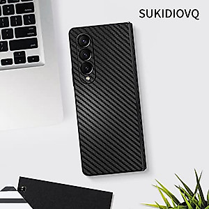 2 Pack for Samsung Galaxy Z Fold 4 Phone Sticker Skin Wrap 3M Vinyl Ultra Thin Slim Ultralight Decal Glass Protector Film Protective for Back Side Borders Camera