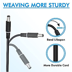 240W 180W AC Adapter Charger Fit for Dell Alienware Laptop Charger 13 15 17 R1 R2 R3 R4 Series,X51 M15 M17 M17X M18X Area-51m G5 G7 Dell Precision M6800 6700 M6400 M6500 M6600 Power Supply Cord