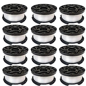 AF100 Replacement Spool for Black and Decker AF-100-3ZP AF-100-BKP,30-Foot,0.065-Inch,(AF-1003ZP) fits GH900 GH600 GH610 String Trimmer 30ft 0.065" Trimmer Line Replacement Spool Refills (12 + 2 )