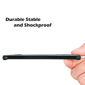 ELISORLI Compatible with Samsung Galaxy J6 2018 Case Rugged Thin Slim Soft Cell Accessories Protection Anti-Slip Fit Rubber TPU Mobile Phone Cover for Gaxaly On6 SM J600 J600G J600F Women Men Blue