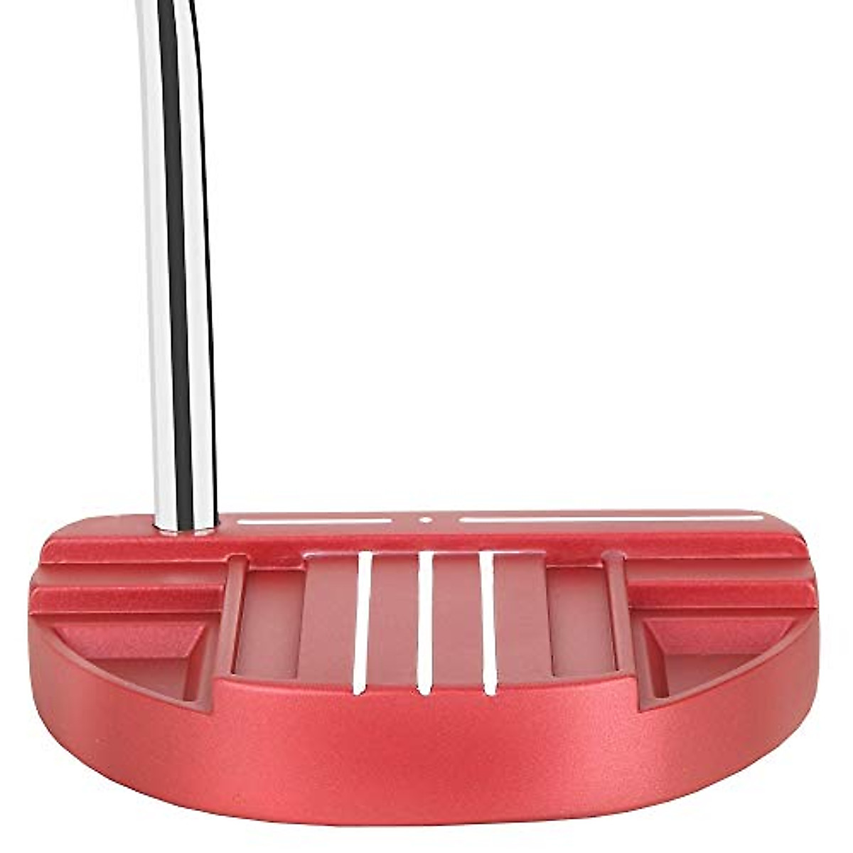 Ram Golf Laser Red Milled Face Mallet Putter - Headcover Included 34"