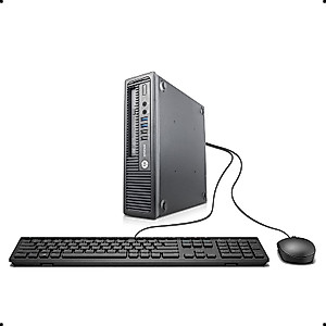 HP EliteDesk 800 G1 Computer PC, Intel Quad Core i5-4570s up to 3.6GHz, 8GB DDR3, 512GB Solid State SSD, DVD, VGA, DP, Windows 10 Pro 64 Bit-Multi-Language Supports English/Spanish/French(Renewed)