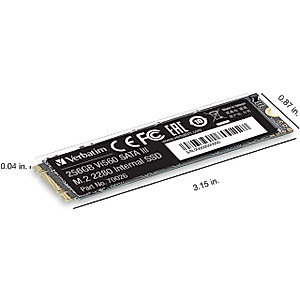 Verbatim 256GB Vi560 SATA III M.2 2280 Internal SSD